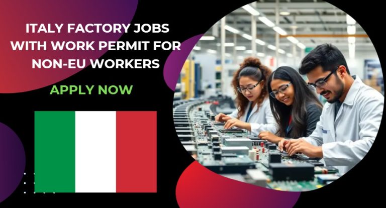 Italy Factory Jobs With Work Permit For Non-EU Workers